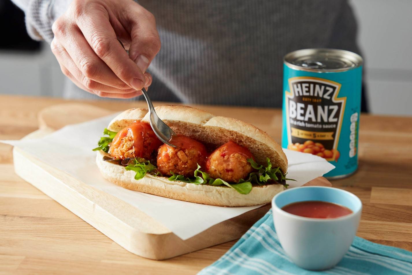 ["Meatless Baked Bean 'meatball' Sub | Recipes | ["Cookwith"]"]