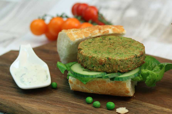 ["Pea Veggie Burger | Recipes | ["Cookwith"]"]